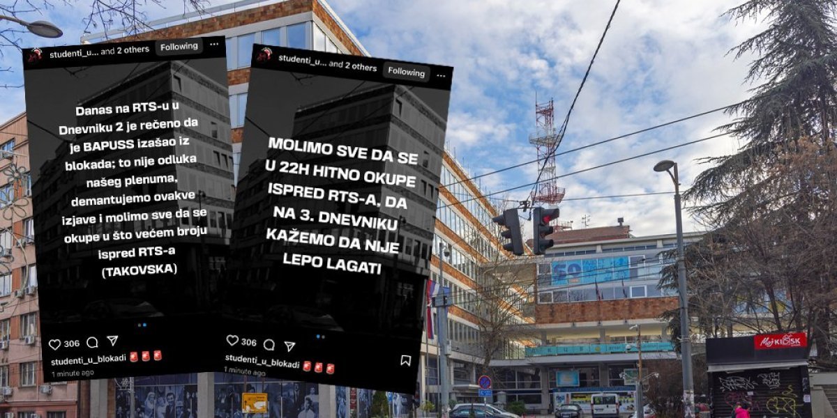 INFORMER SAZNAJE! Banda blokadera planira opšti upad na RTS! Teroristi krenuli da zauzmu Javni ...