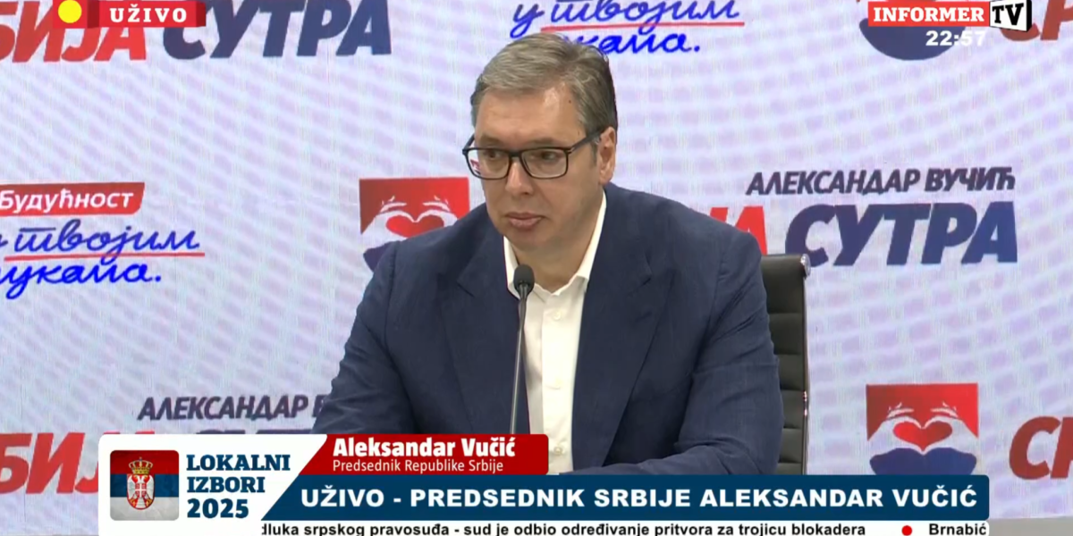 vucic se obraca povodom izbora - Informer.rs