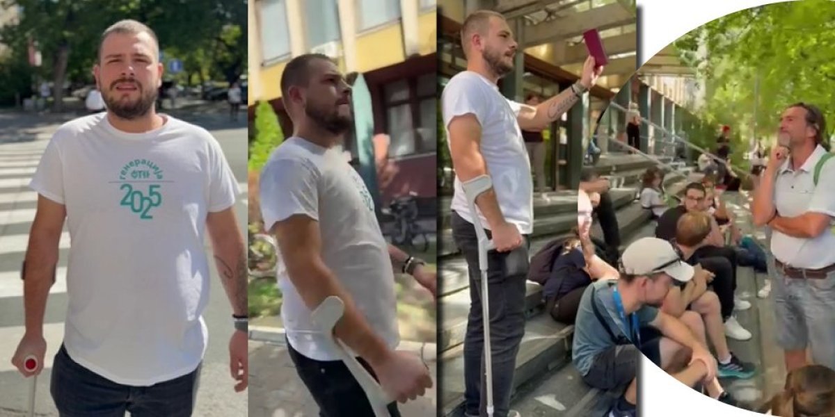 Blokaderi vređali Tiktokera Lepog ispred suda - Informer.rs